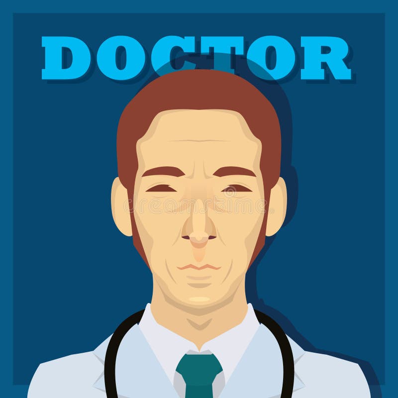Doctor. Vector Illustration Decorative Design Stock Vector ...