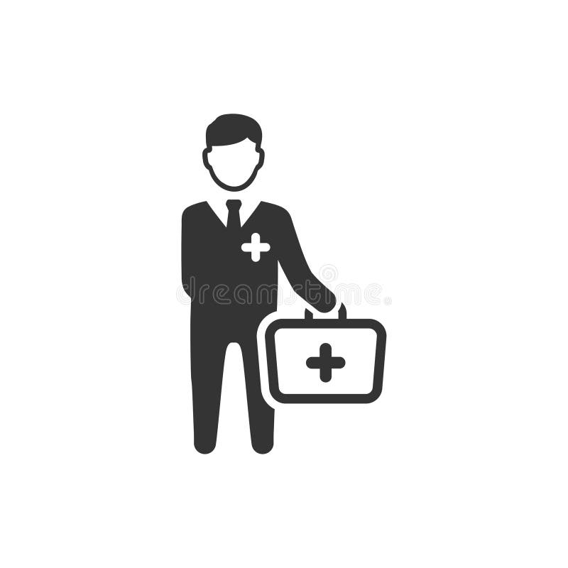 Doctor Visit Icon stock vector. Illustration of emergency - 111615669