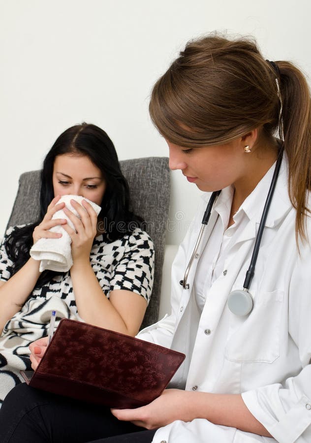 Doctor visiting patient stock image. Image of help, medic - 26692989