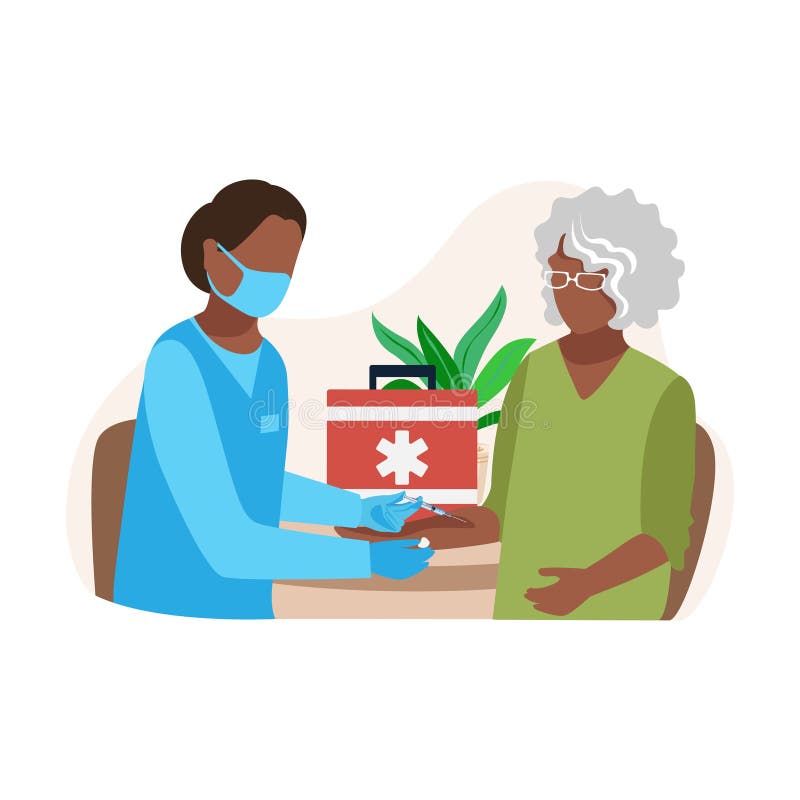 Elderly Home Visit Stock Illustrations – 461 Elderly Home Visit Stock ...