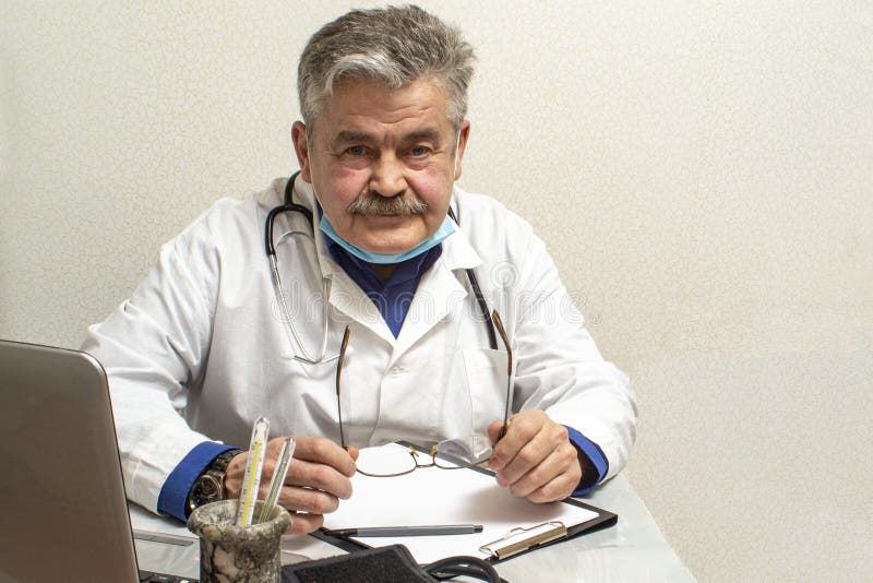 The Doctor is Waiting for the Patient Stock Photo - Image of doctors ...