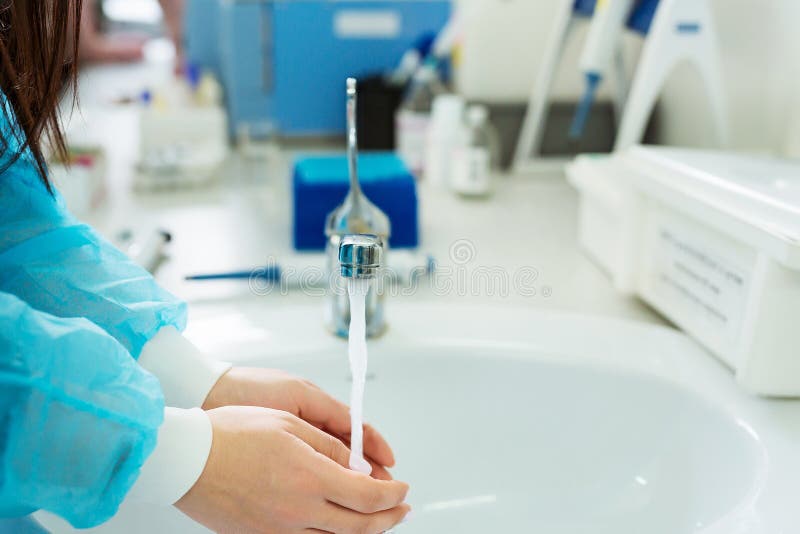 Doctor Washing Hands before Operating. Hospital and Hygiene Concept ...