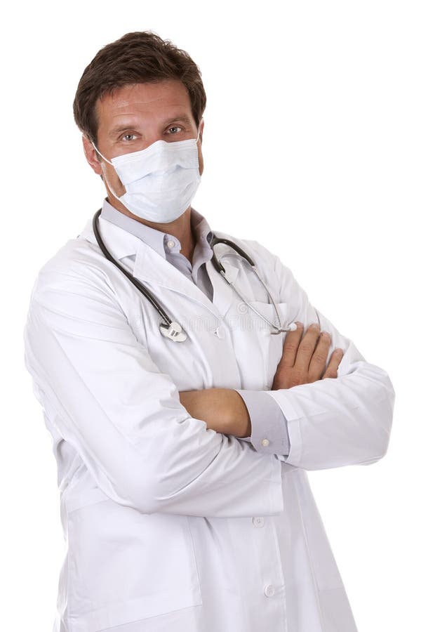 Doctor wearing a mask stock photo. Image of healthcare - 26657224
