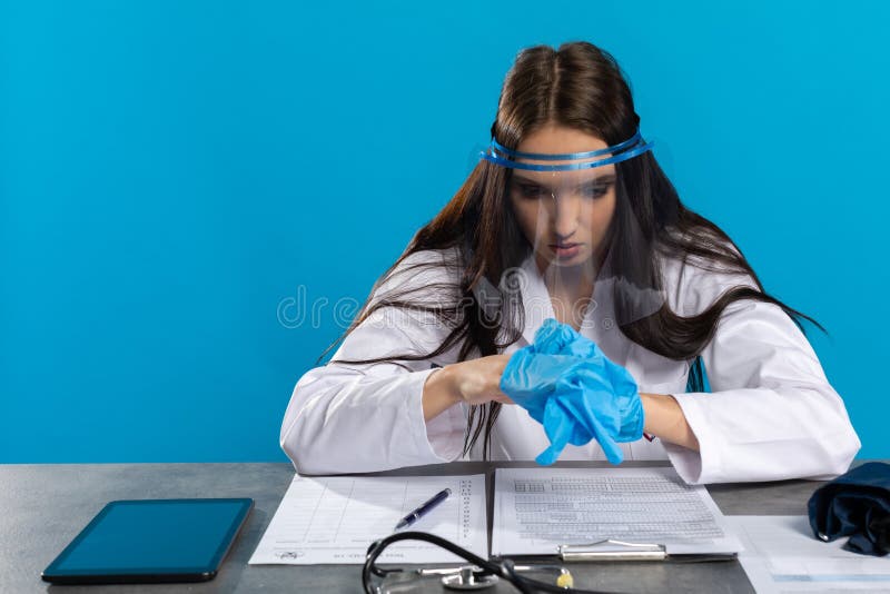 Doctor Securing Data Across Networked Devices Stock Photo - Image of ... Doctor Securing Data Across Networked Devices Stock Photo - Image of ...