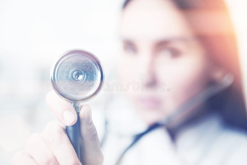Doctor at work stock image. Image of check, examining - 78581945