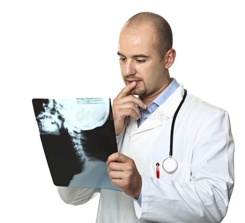 Doctor at work isolated stock photo. Image of profession - 15340374