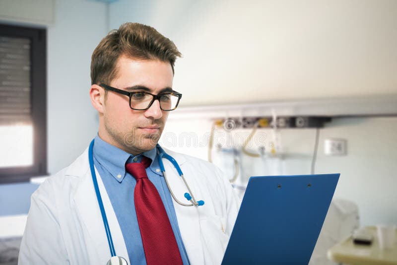 Doctor at work stock image. Image of doctoring, patient - 44544749