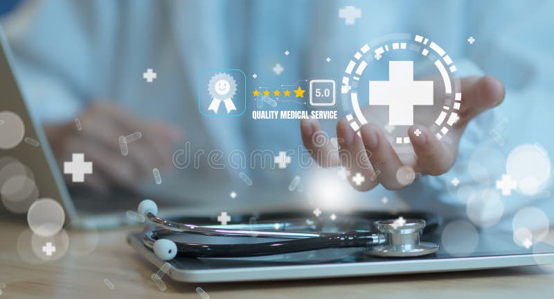 Doctor Work Report with Digital Healthcare with AI Technology,system ...