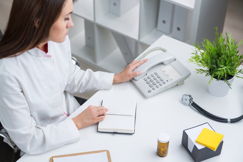 Doctor at work stock photo. Image of pill, management - 69593956