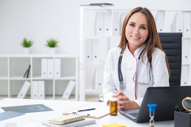 Doctor at work stock photo. Image of medical, business - 70313642