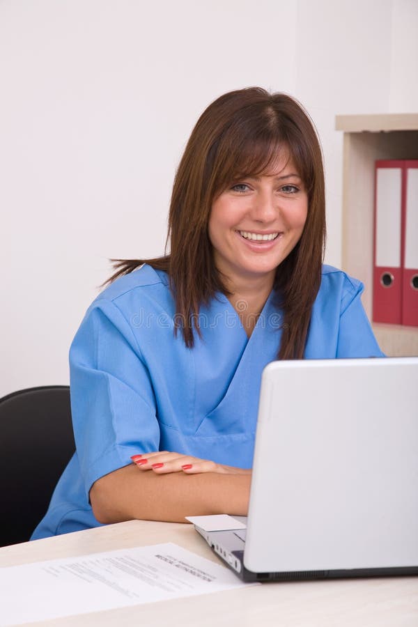 Doctor working stock photo. Image of hospital, monitor - 7076690