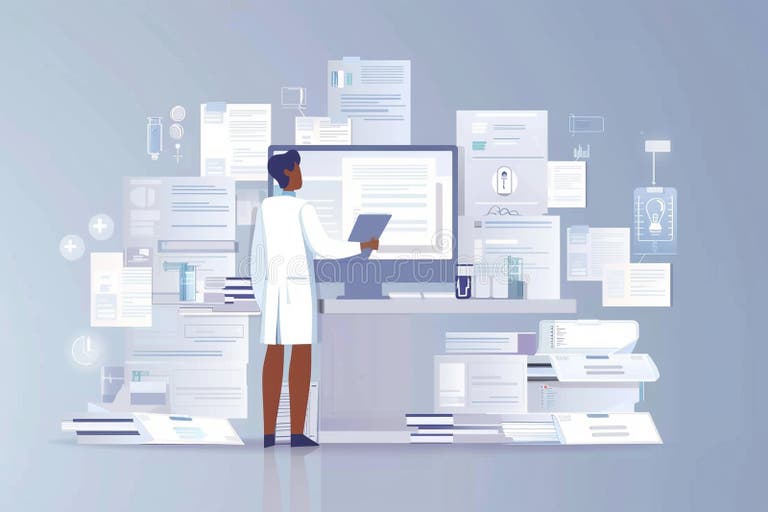 Researcher Working Stock Illustrations – 2,373 Researcher Working Stock ...