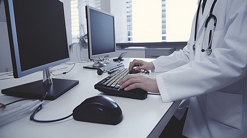 Healthcare Computer Analysis Icon Stock Illustrations – 1,232 ...