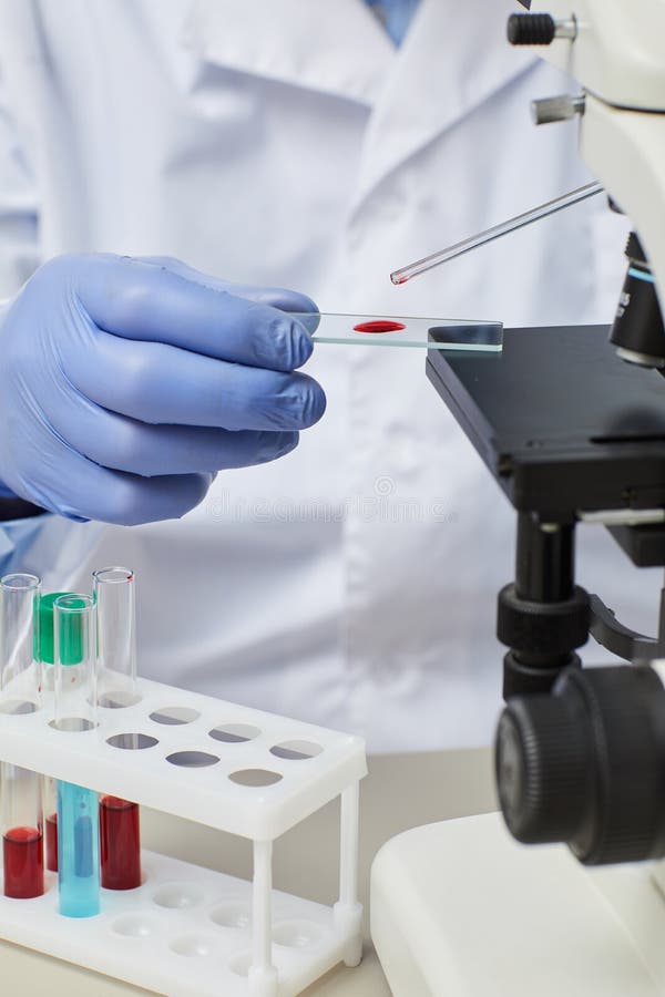 Doctor Working with Samples Stock Photo - Image of holding, discovery ...