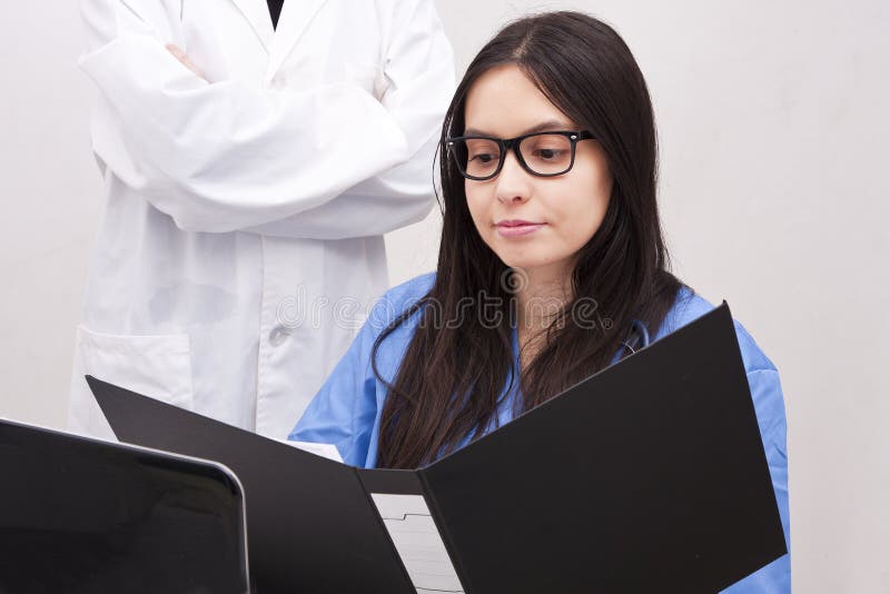 Doctor working stock photo. Image of business, clinical - 69106908