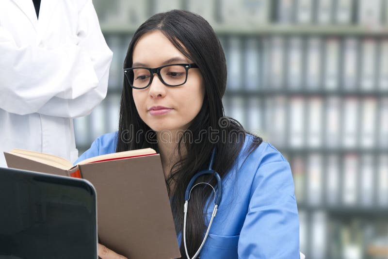 Doctor working stock photo. Image of patient, portrait - 69106928