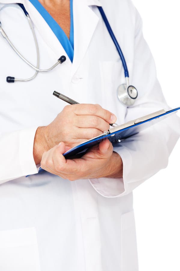 Doctor writing report stock photo. Image of nurse, medicine - 18958312