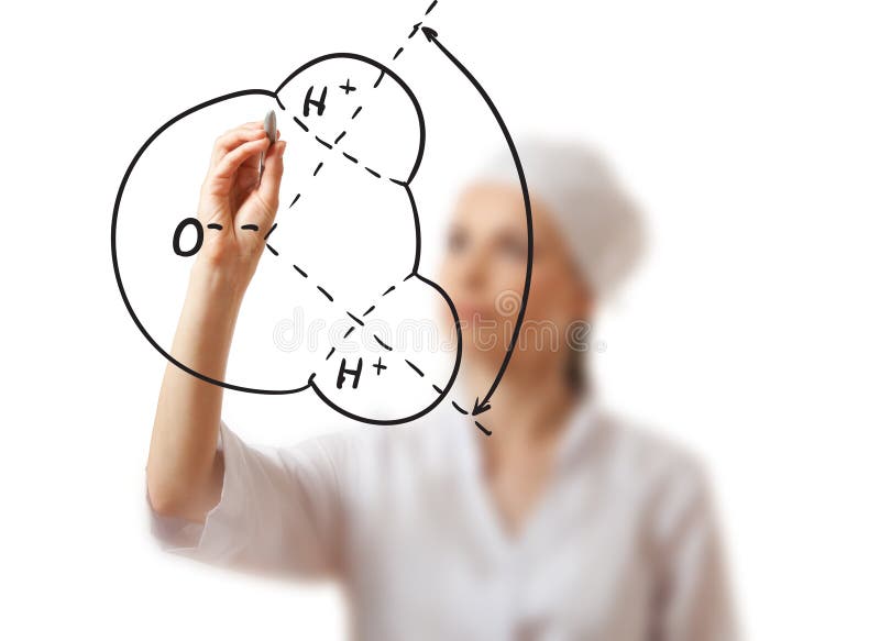 Doctor Writing Something with Marker on Glass. Stock Photo - Image of ...