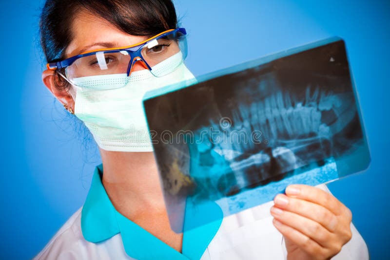 Doctor with xray stock photo. Image of experiment, exam - 14080462