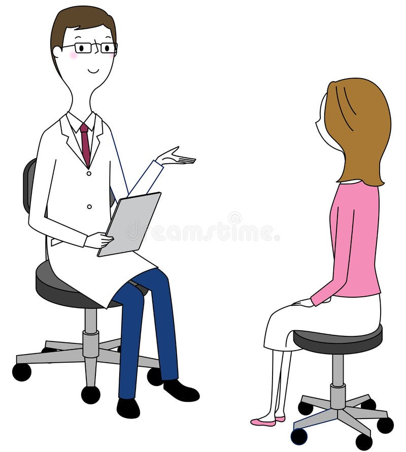 Doctors and patients stock vector. Illustration of conversation - 228815013