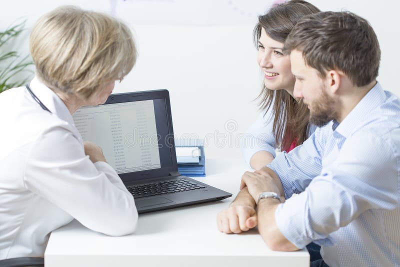 Doctor and young marriage stock photo. Image of medic - 57089170