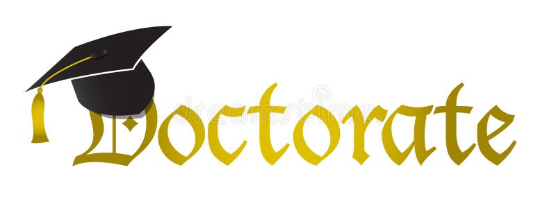 Doctorate Hat Graduation Illustration Stock Illustration - Illustration ...