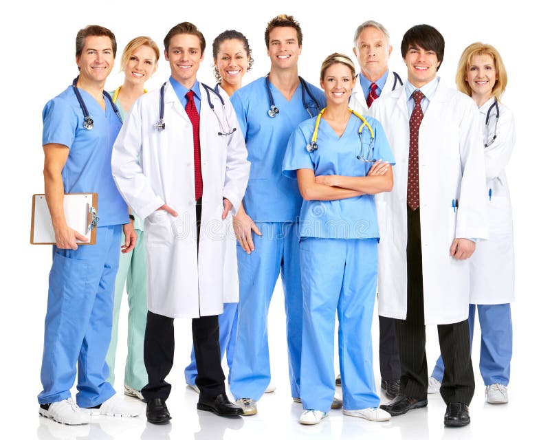 Doctores y enfermeras foto de archivo. Imagen de muchacha - 8151070