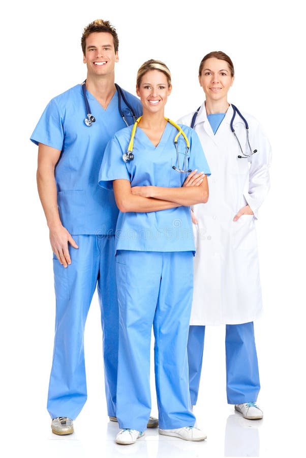 Doctors Looking after a Patient in Bedside Stock Image - Image of cure ...