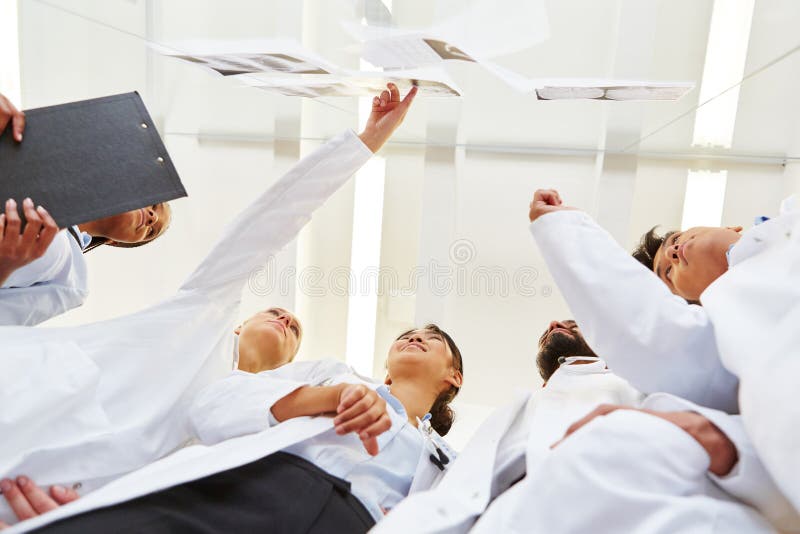 Doctors in Apprenticeship Learn about X-ray Stock Photo - Image of ...