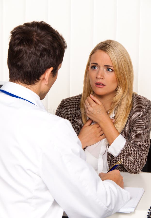 Doctors Call. Patient and Doctor in Discussion Stock Photo - Image of ...