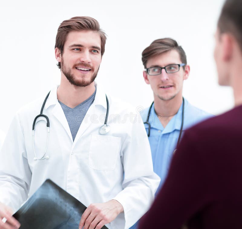 Doctors Congratulating the Patient`s Recovery Stock Photo - Image of ...