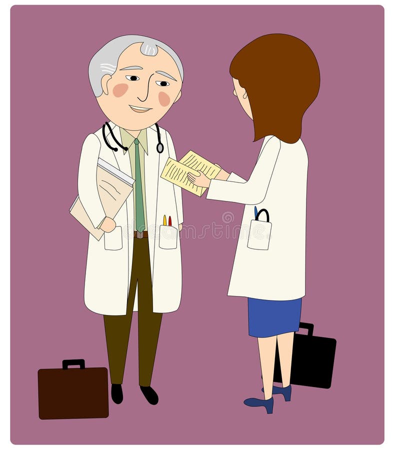 Two Doctors Talking Stock Illustrations – 71 Two Doctors Talking Stock ...