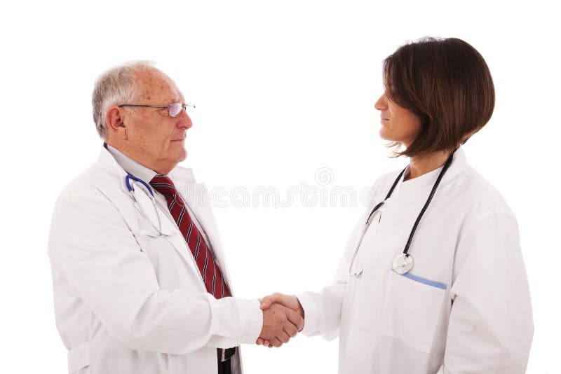 Doctors deal stock image. Image of doctor, female, friends - 12902111