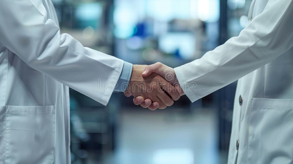 The Doctors& X27; Handshake.AI Generated Stock Illustration ...