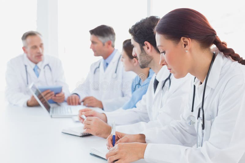 Doctors Having a Medical Discussion Stock Image - Image of practitioner ...