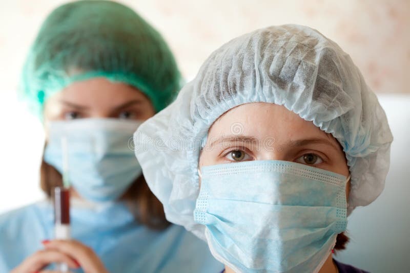 Doctors in mask stock image. Image of portrait, adult - 21906867