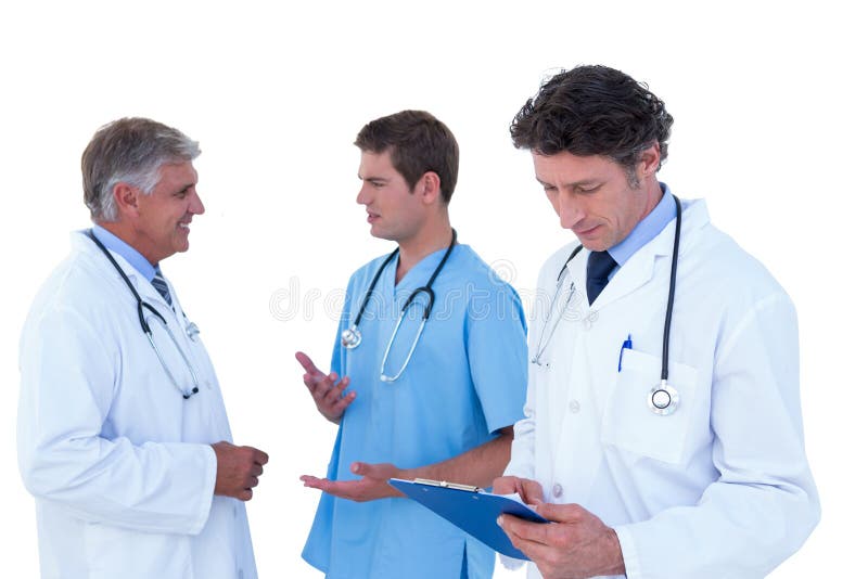 Doctors and Nurses Discussing Together Stock Photo - Image of health ...