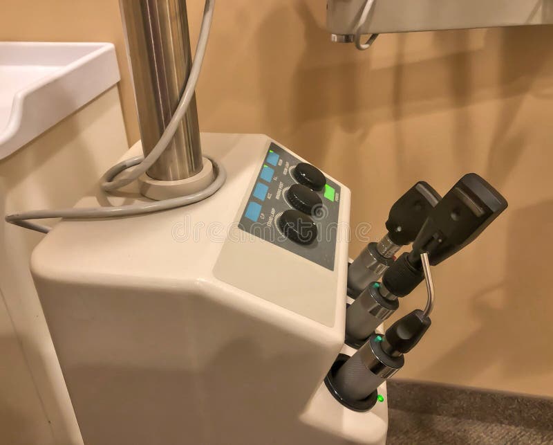 Doctors Office Exam Room Instruments in Close Up Stock Photo - Image of ...