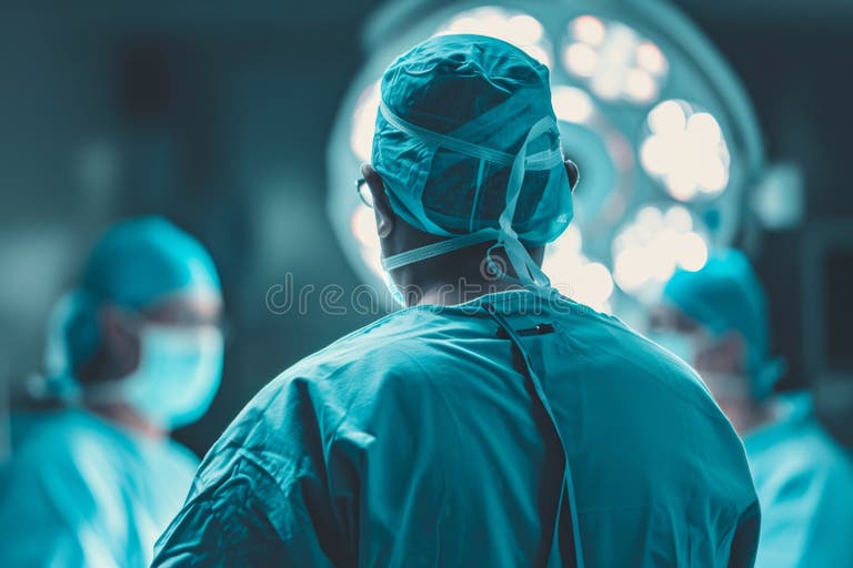 Doctors during an Operating Room in the Hospital. Generative AI. Stock ...