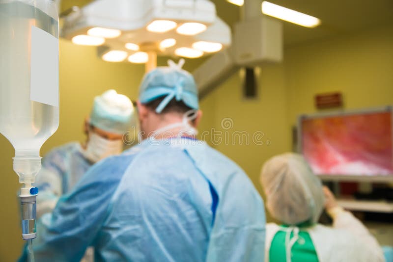 Doctors Perform Surgery in the Operating Room Stock Image - Image of ...