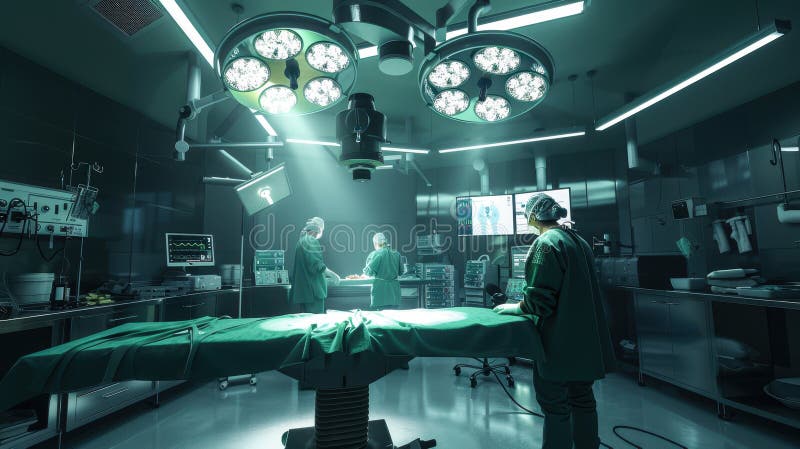 The Surgical Operating Room. AI Generated Stock Photo - Image of ...