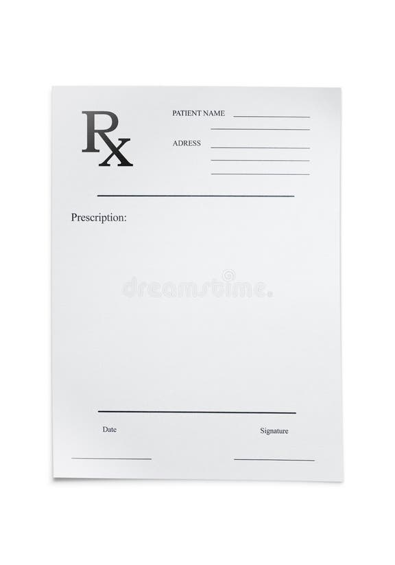 Doctors prescription stock photo. Image of paper, cure - 23329146