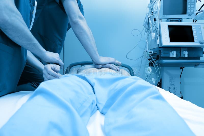 Doctors Rescue Dead Patient Stock Photo - Image of emergency, operating ...