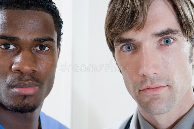 Doctors staring stock photo. Image of duty, american - 62560926