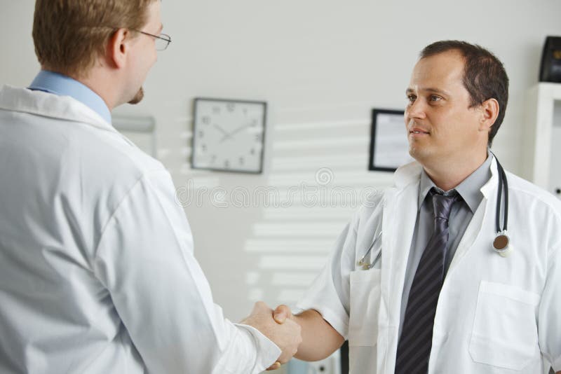 Doctor telling good news stock photo. Image of doctors - 11717286