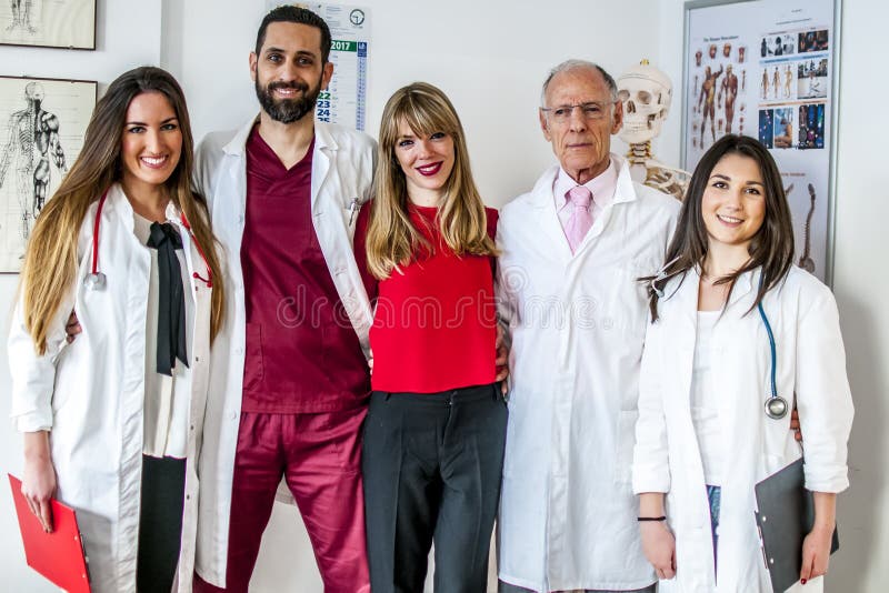 Doctors team stock image. Image of room, stethoscope - 90063009