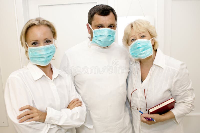 Doctors team in uniform stock photo. Image of woman, nurse - 16081012