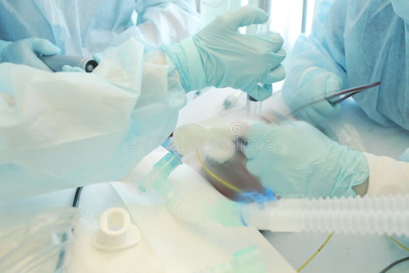 Doctors Team Working To Save the Patients Life Stock Photo - Image of ...