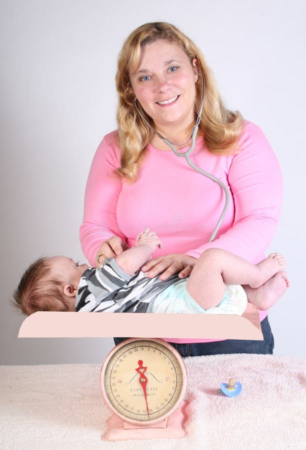 Doctors visit for baby stock photo. Image of born, face - 1725494