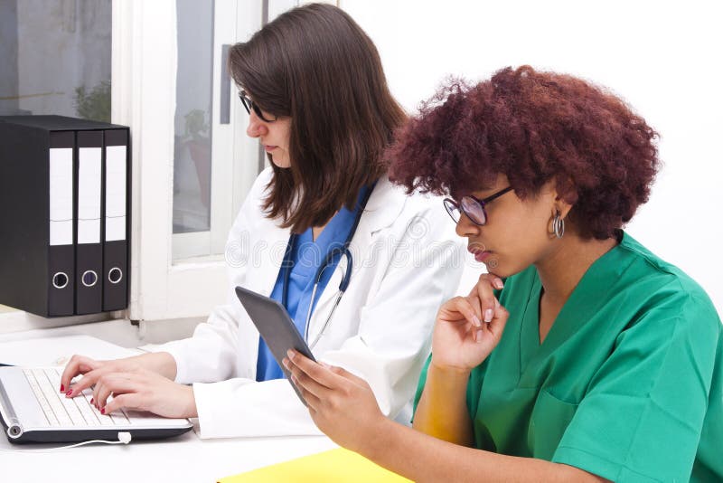 Doctors working stock image. Image of research, pharmaceutical - 70522811